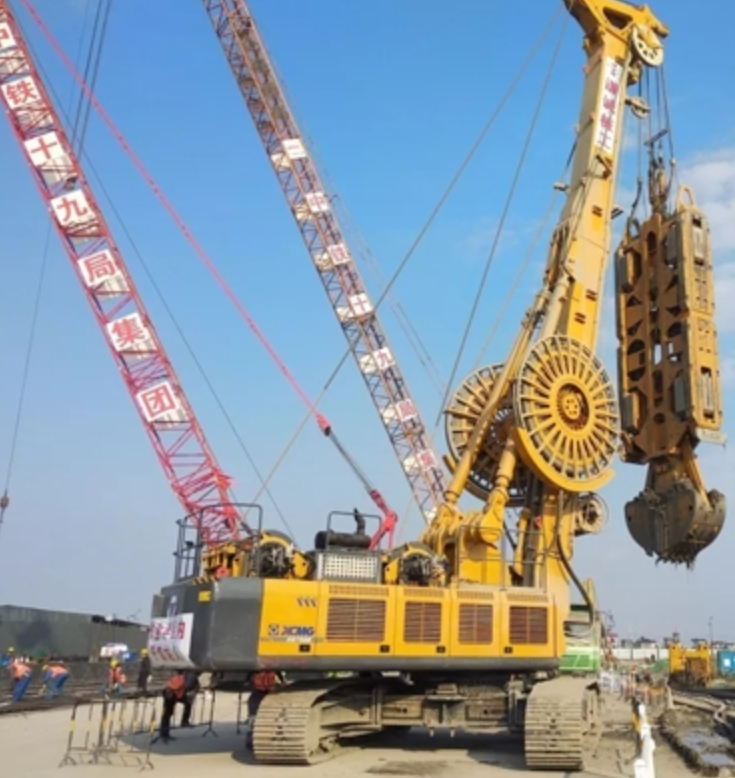 又一个国内之最——徐工XG700E杭州地铁展雄风_铁甲工程机械网