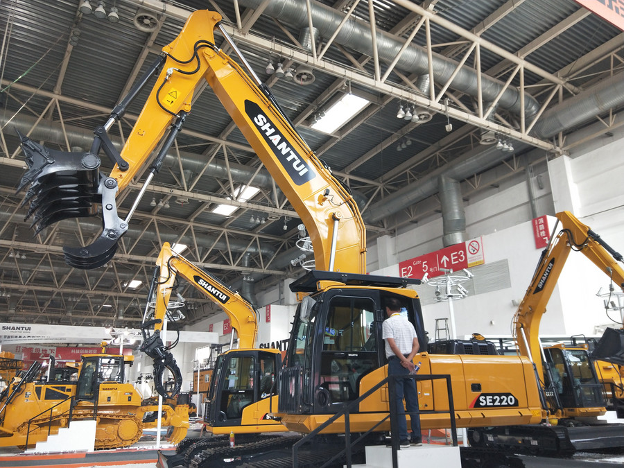 BICES 2019 探馆：5G智能！山推携全新金牌产品及工程机械“黄金产业链”震撼亮相！_铁甲工程机械网