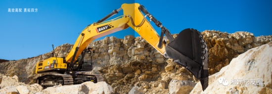 4台大挖同时交机，“三一SY375动作快、油耗低、力量大”！_铁甲工程机械网